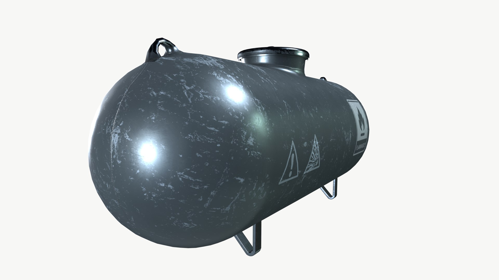 3D Flamable Gas Tank Model - TurboSquid 2416041