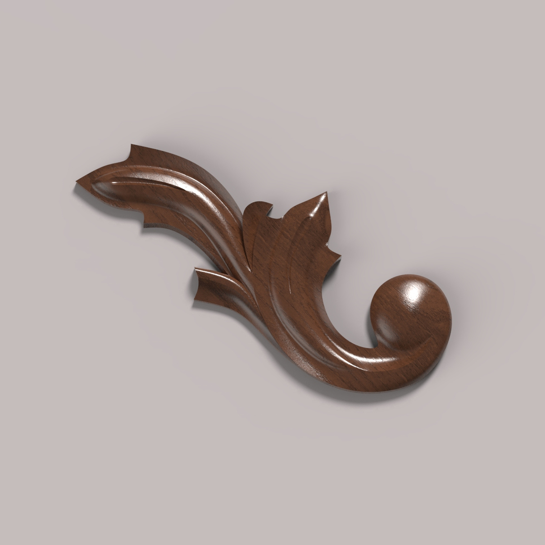 Free corner decor carving 3D model - TurboSquid 1207995