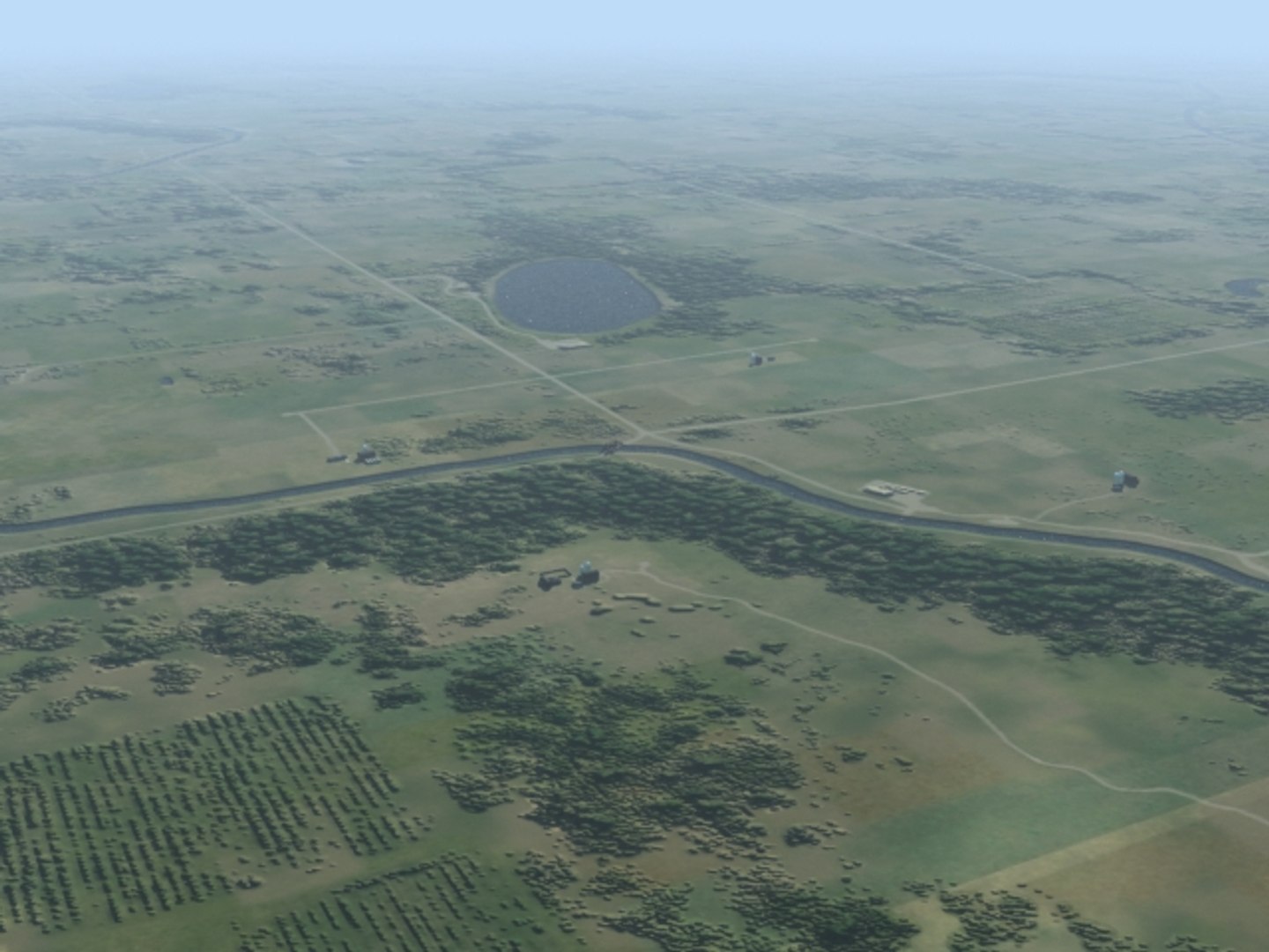 3d Landscape Null Model