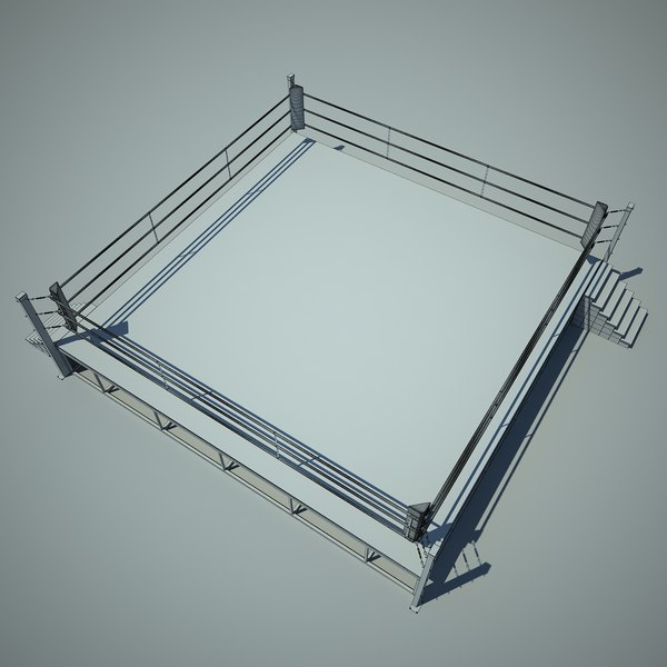 boxing ring 3d max