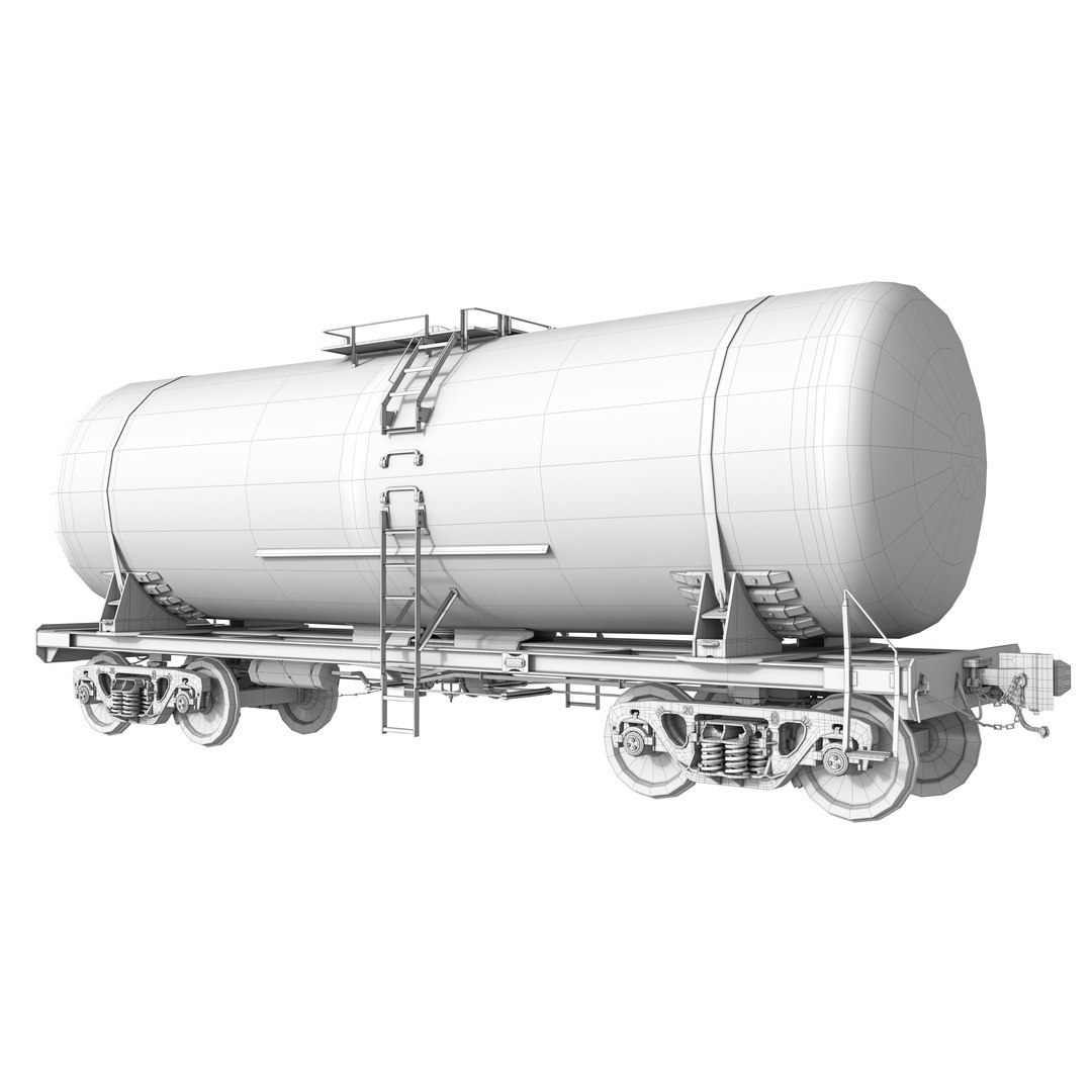 Railroad Wagon 3D Model - TurboSquid 2356599
