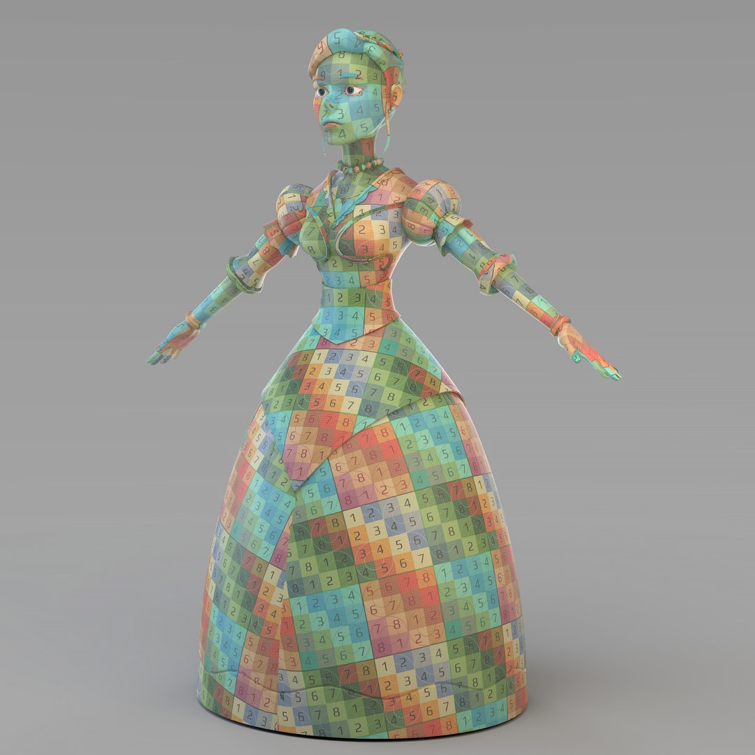 3D Princess 01 - TurboSquid 1620750