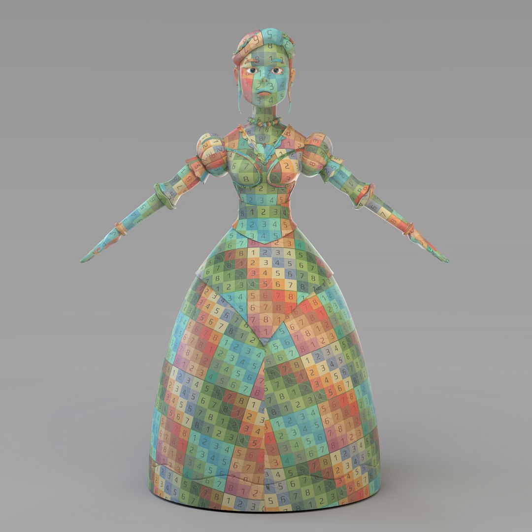 3D Princess 01 - TurboSquid 1620750