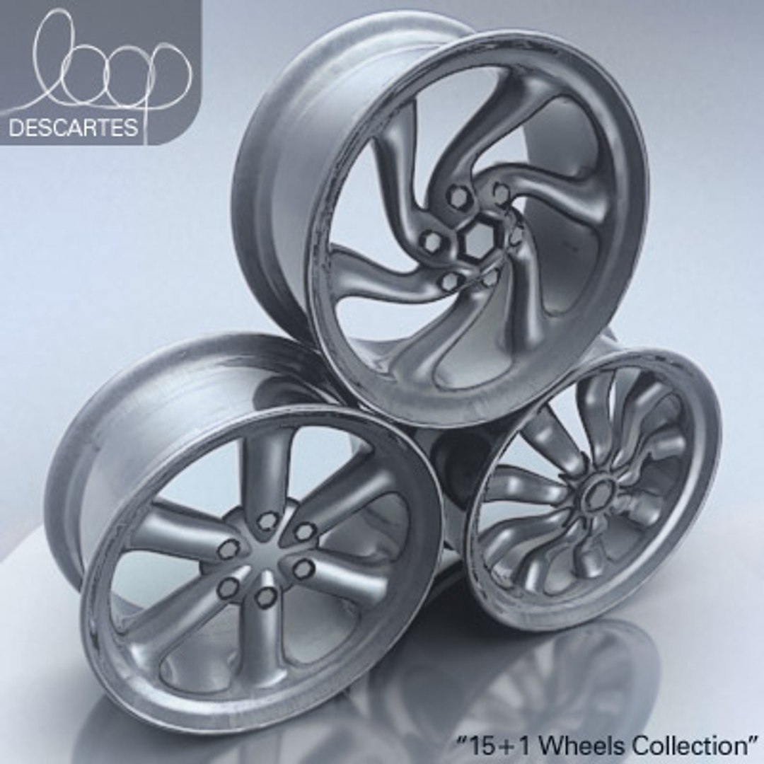 alloy car wheels 3d model