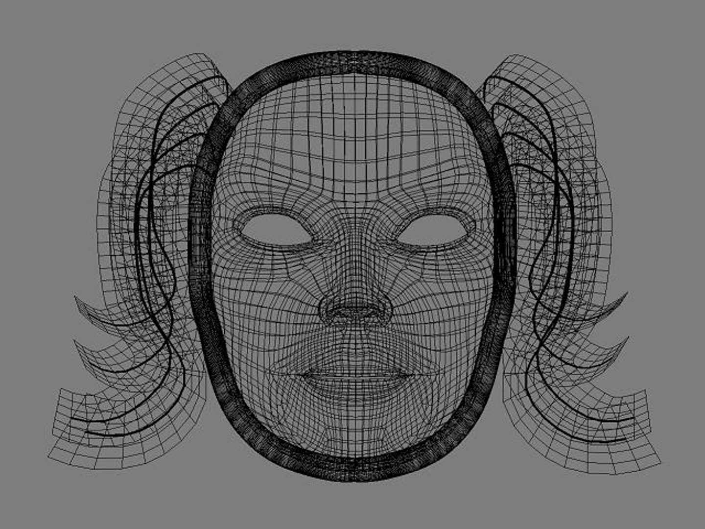 3d model venetian masks