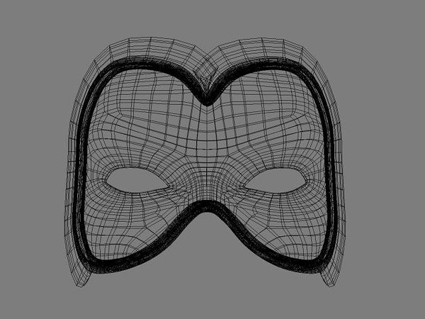 3d model venetian masks
