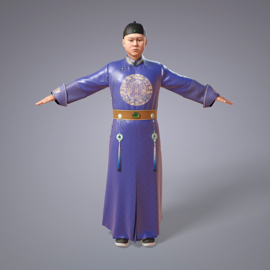 3D Model People China Qing - TurboSquid 1699611