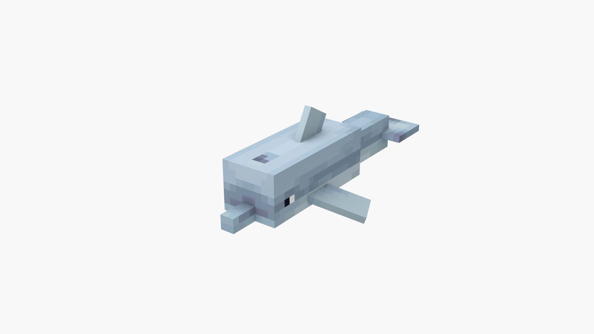 3D Model Dolphin Minecraft - TurboSquid 2347414
