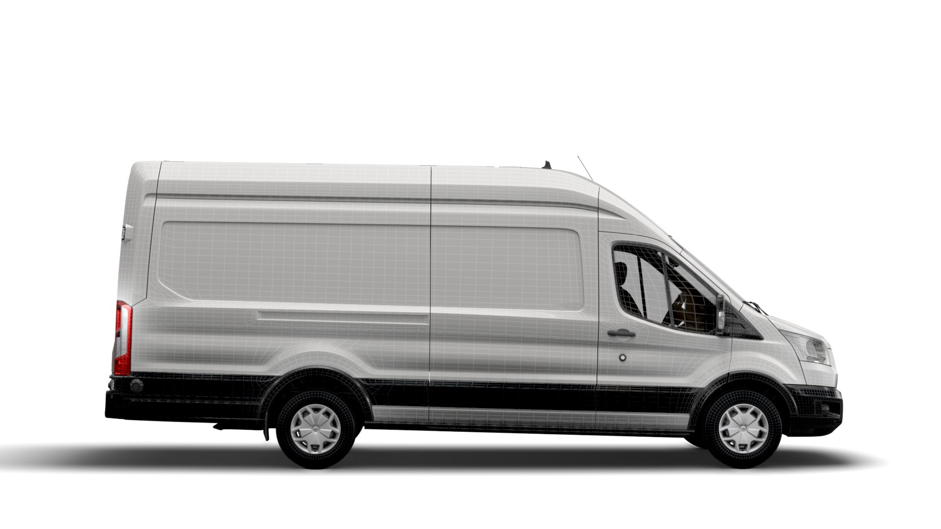 3D Transit Van L4h3 2018 Model - TurboSquid 1711196