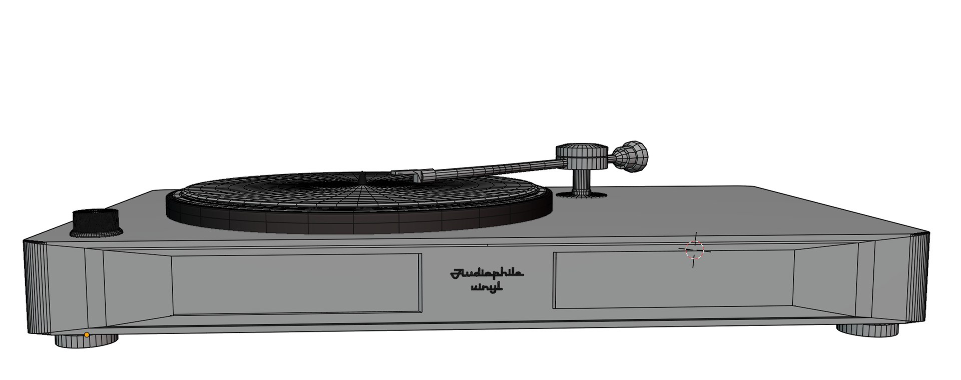 Vintage Turntable Vinyl Record Player 3D Model - TurboSquid 2218700