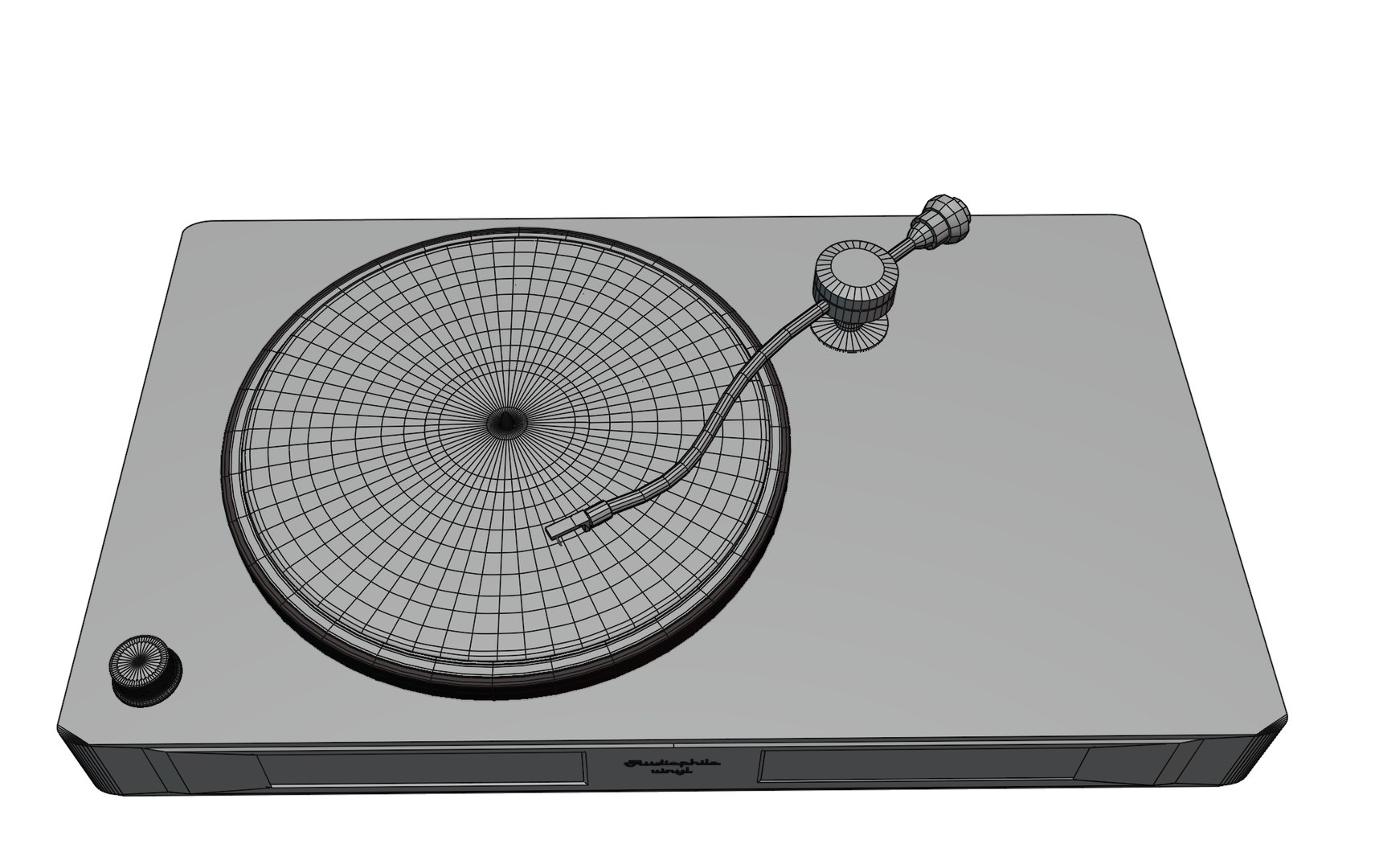 Vintage Turntable Vinyl Record Player 3D Model - TurboSquid 2218700