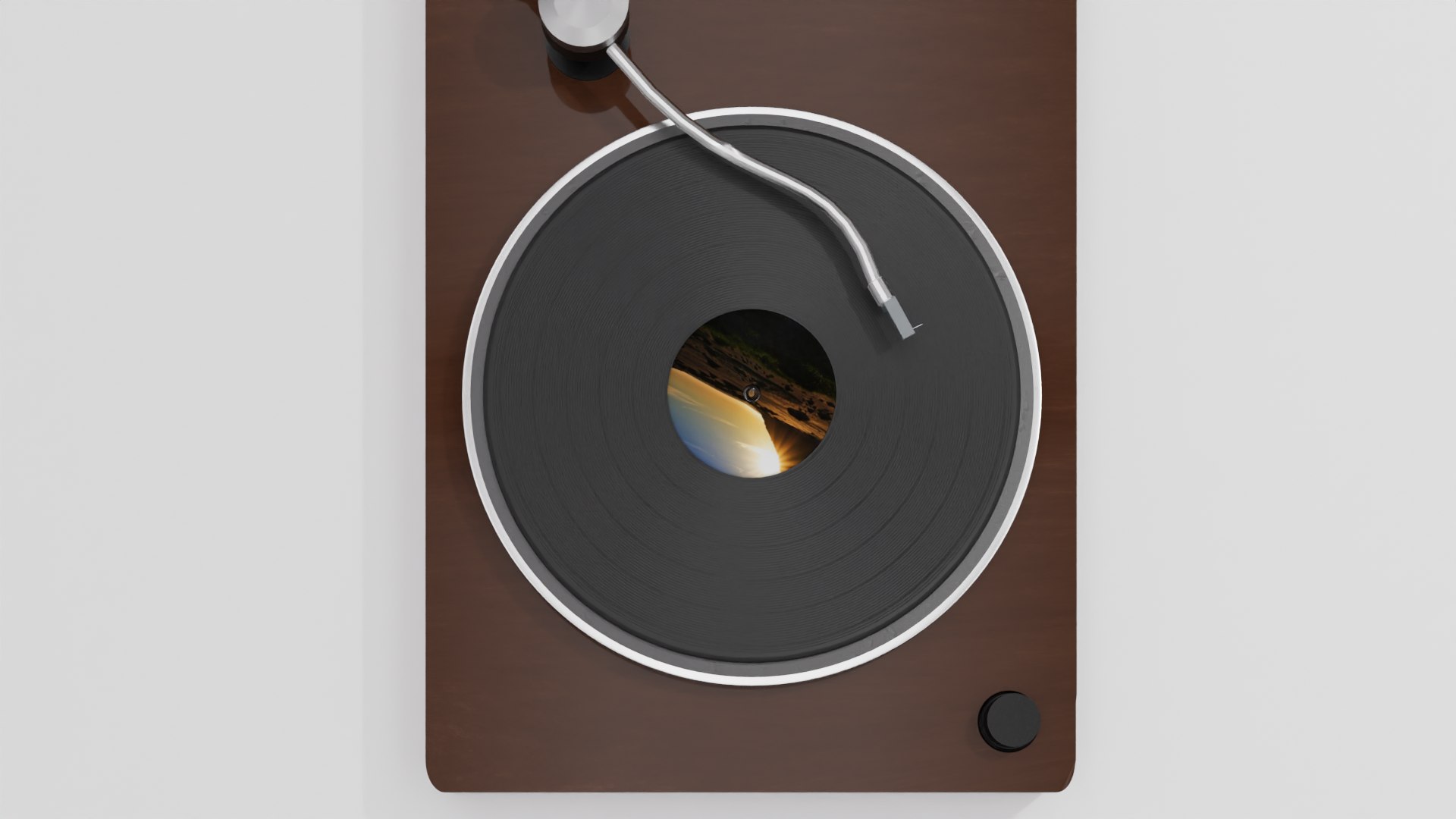 Vintage Turntable Vinyl Record Player 3D Model - TurboSquid 2218700