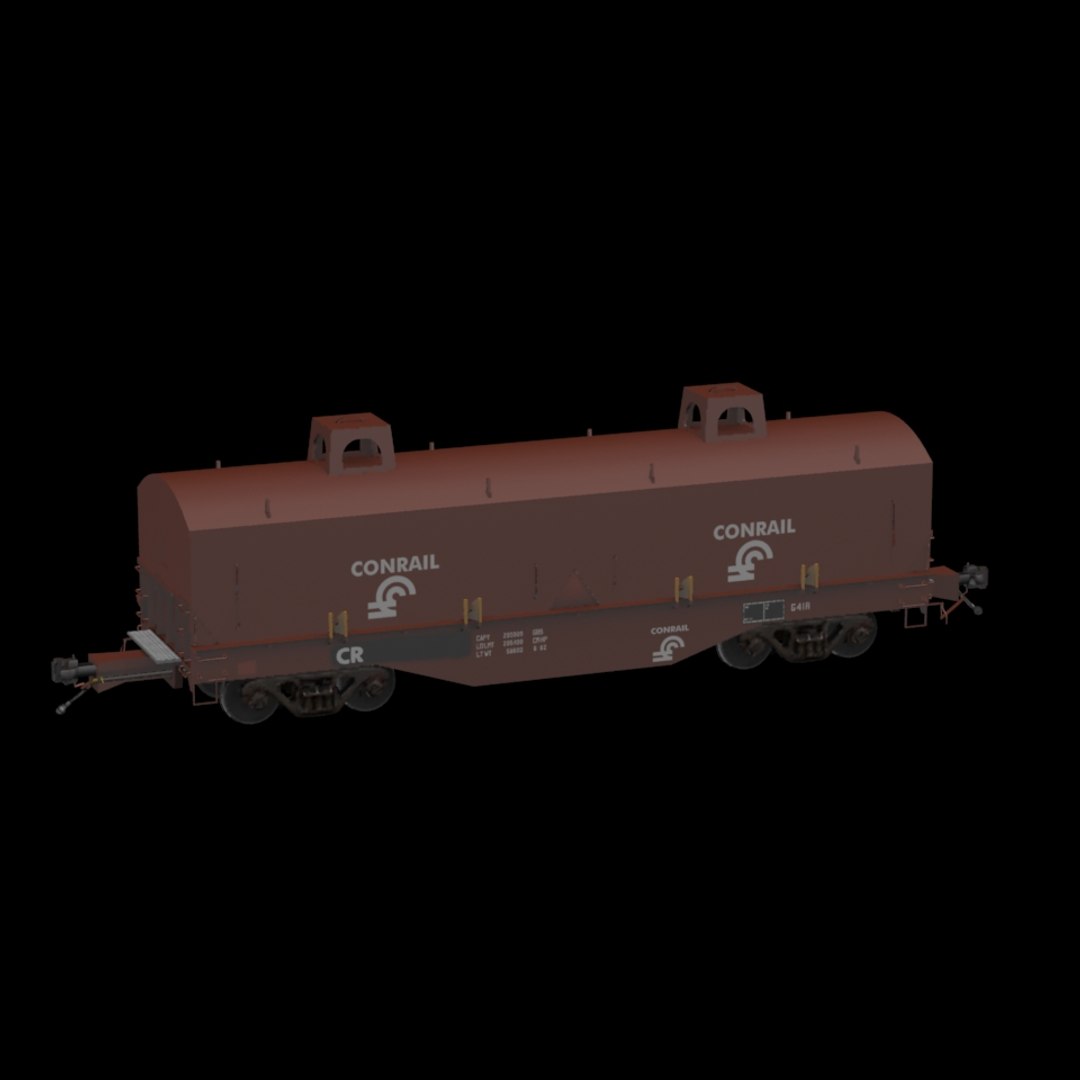 Coil cars steel model - TurboSquid 1695602