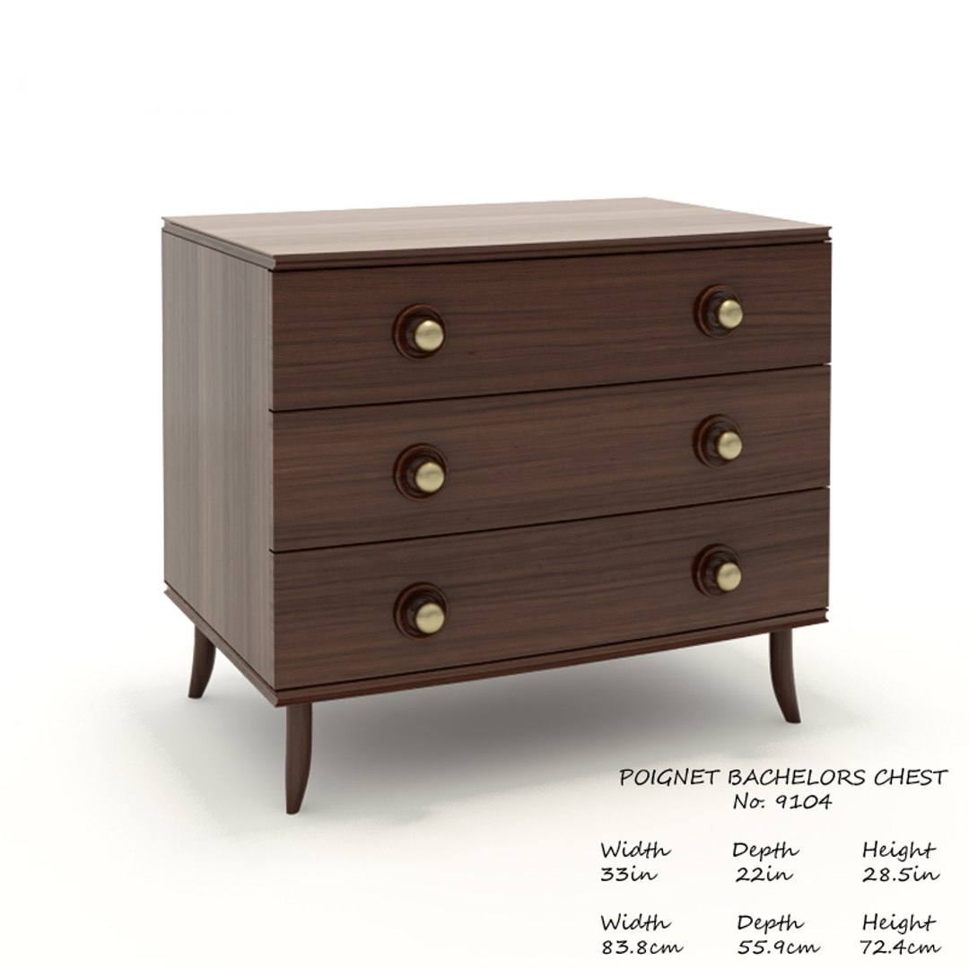 Baker Poignet Bachelors Chest Model | 1147158 | TurboSquid