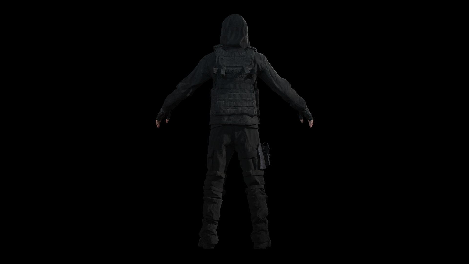 Tactical Character PBR Game Ready 3D Model - TurboSquid 2466789