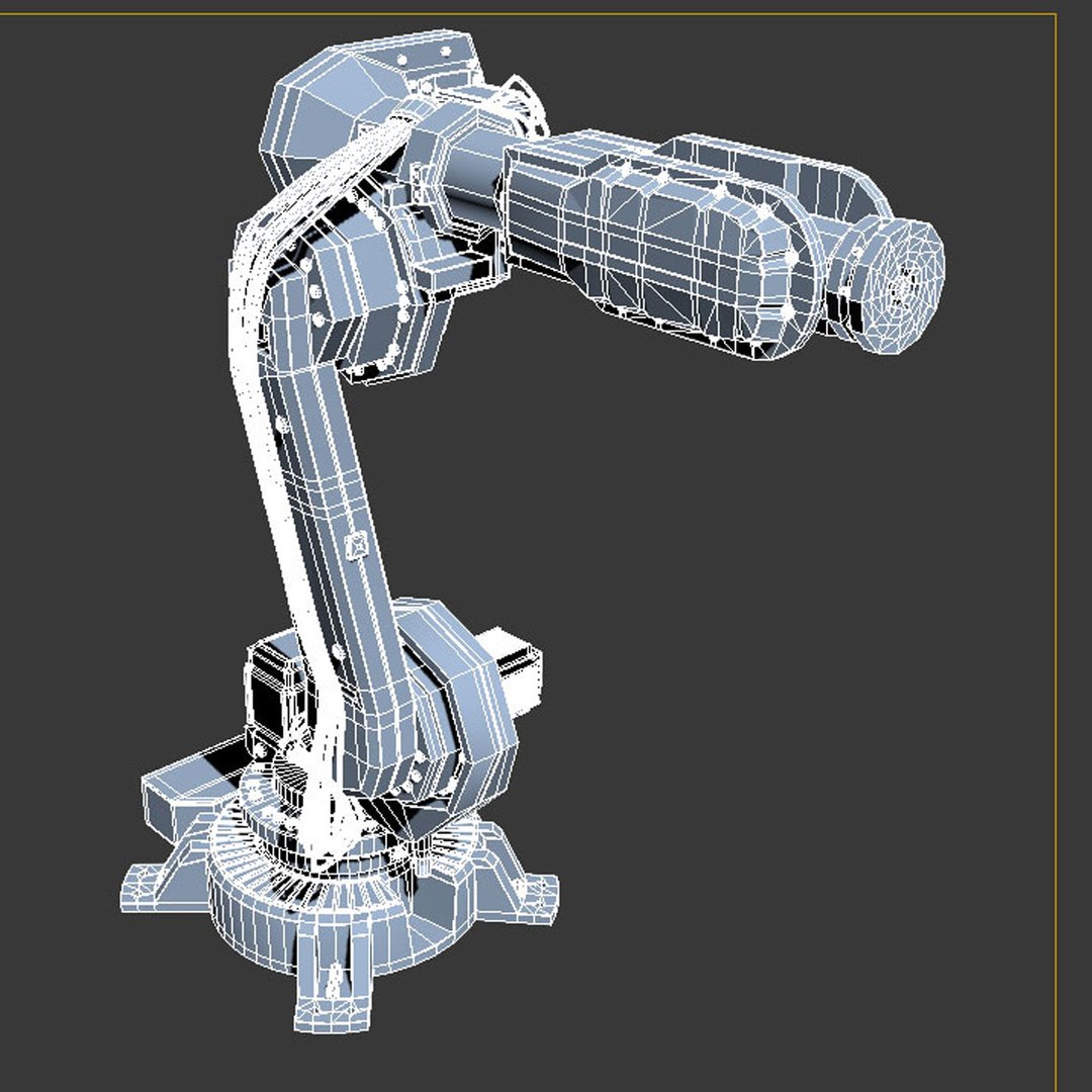 Industrial Robot 3d Model