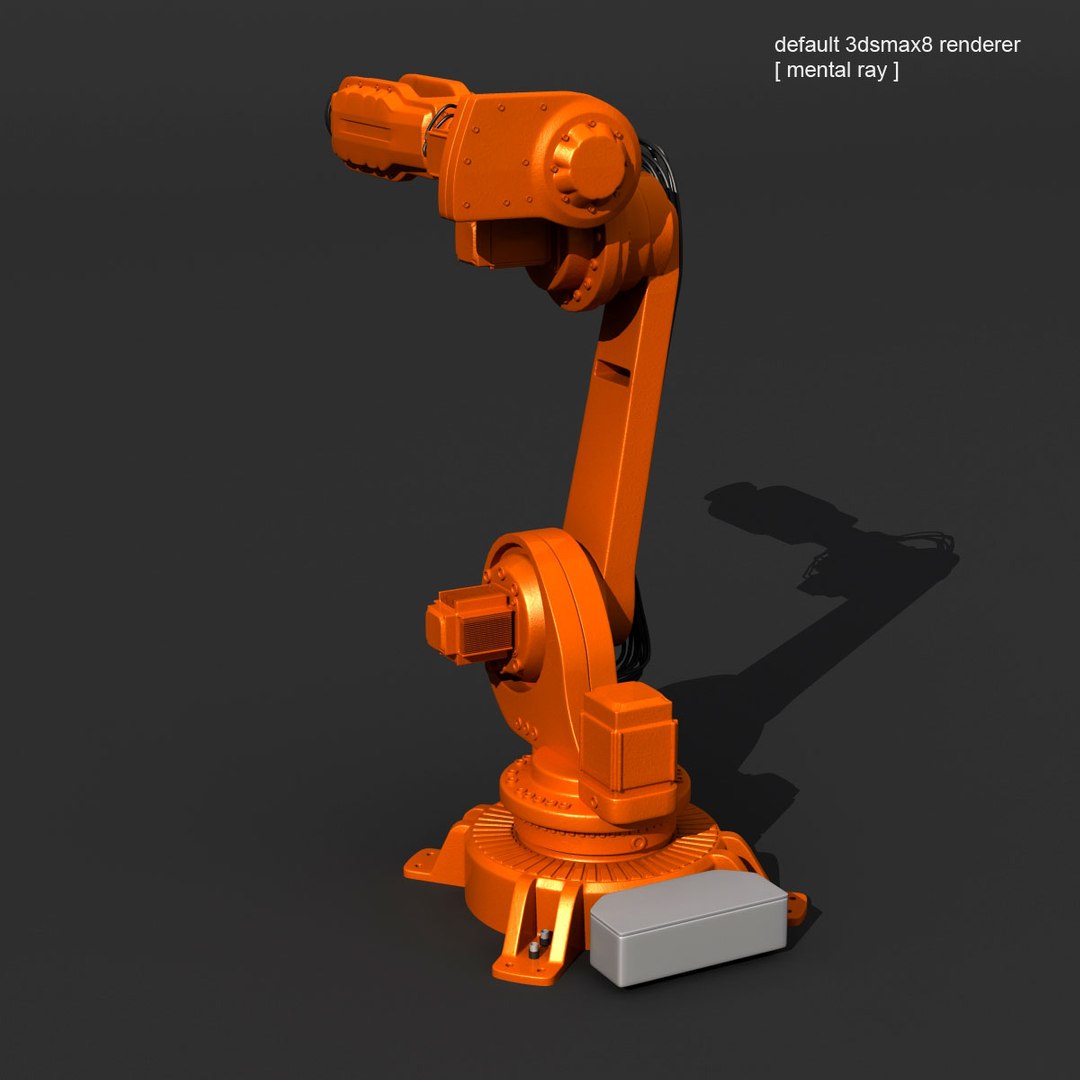 Industrial Robot 3d Model