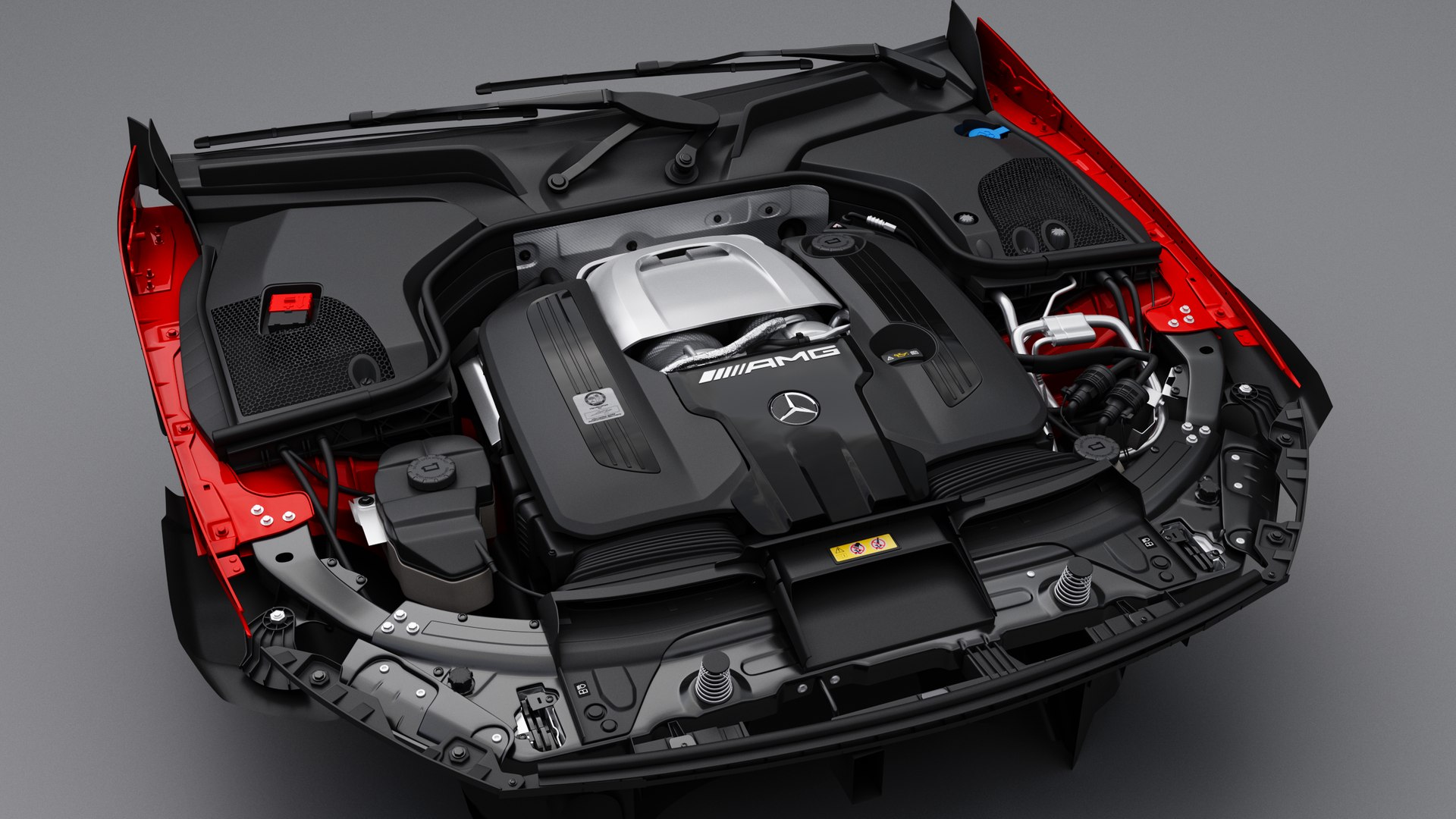 3D Mercedes-AMG GT 4-door GT63 S 2025 Engine - TurboSquid 2394641