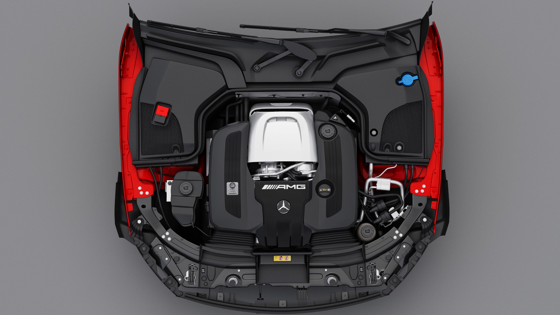 3D Mercedes-AMG GT 4-door GT63 S 2025 Engine - TurboSquid 2394641