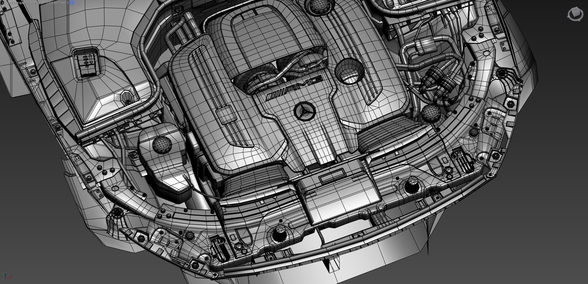 3D Mercedes-AMG GT 4-door GT63 S 2025 Engine - TurboSquid 2394641