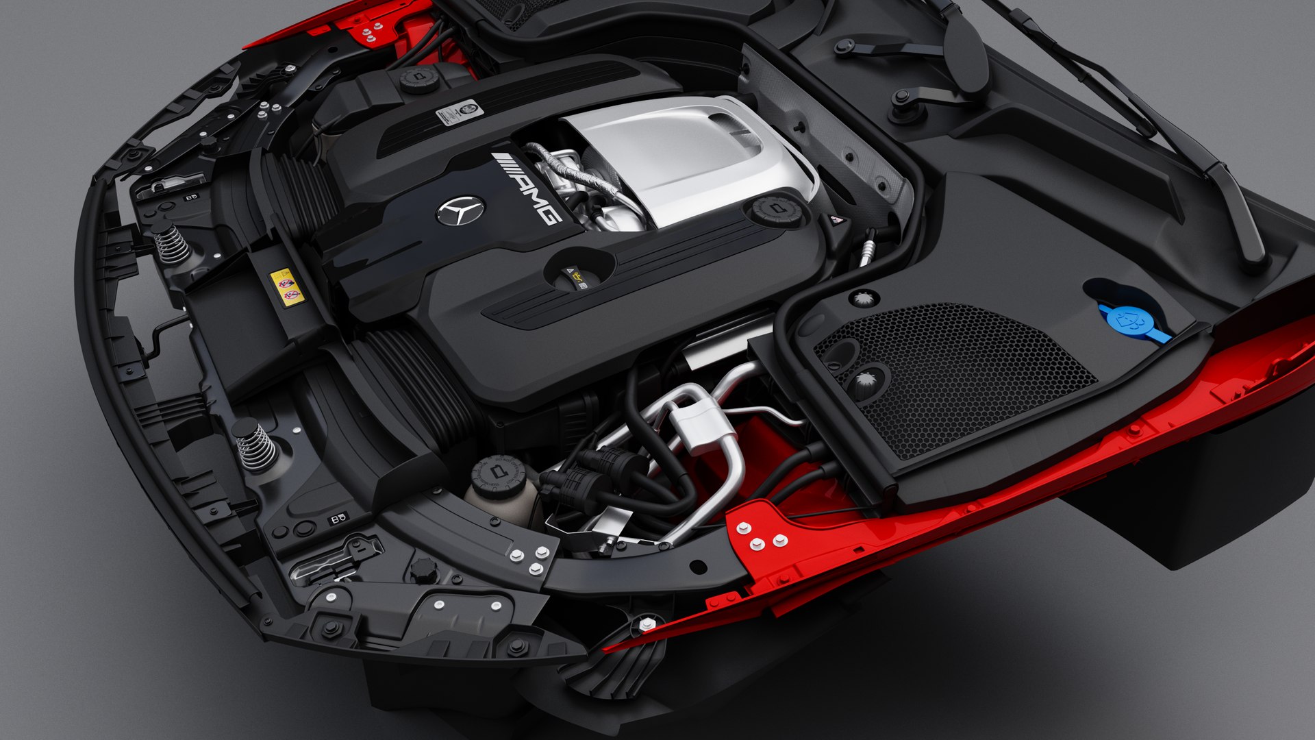 3D Mercedes-AMG GT 4-door GT63 S 2025 Engine - TurboSquid 2394641