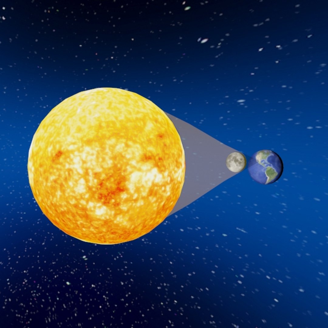 3D Eclipse Moon Shadow - TurboSquid 1194184