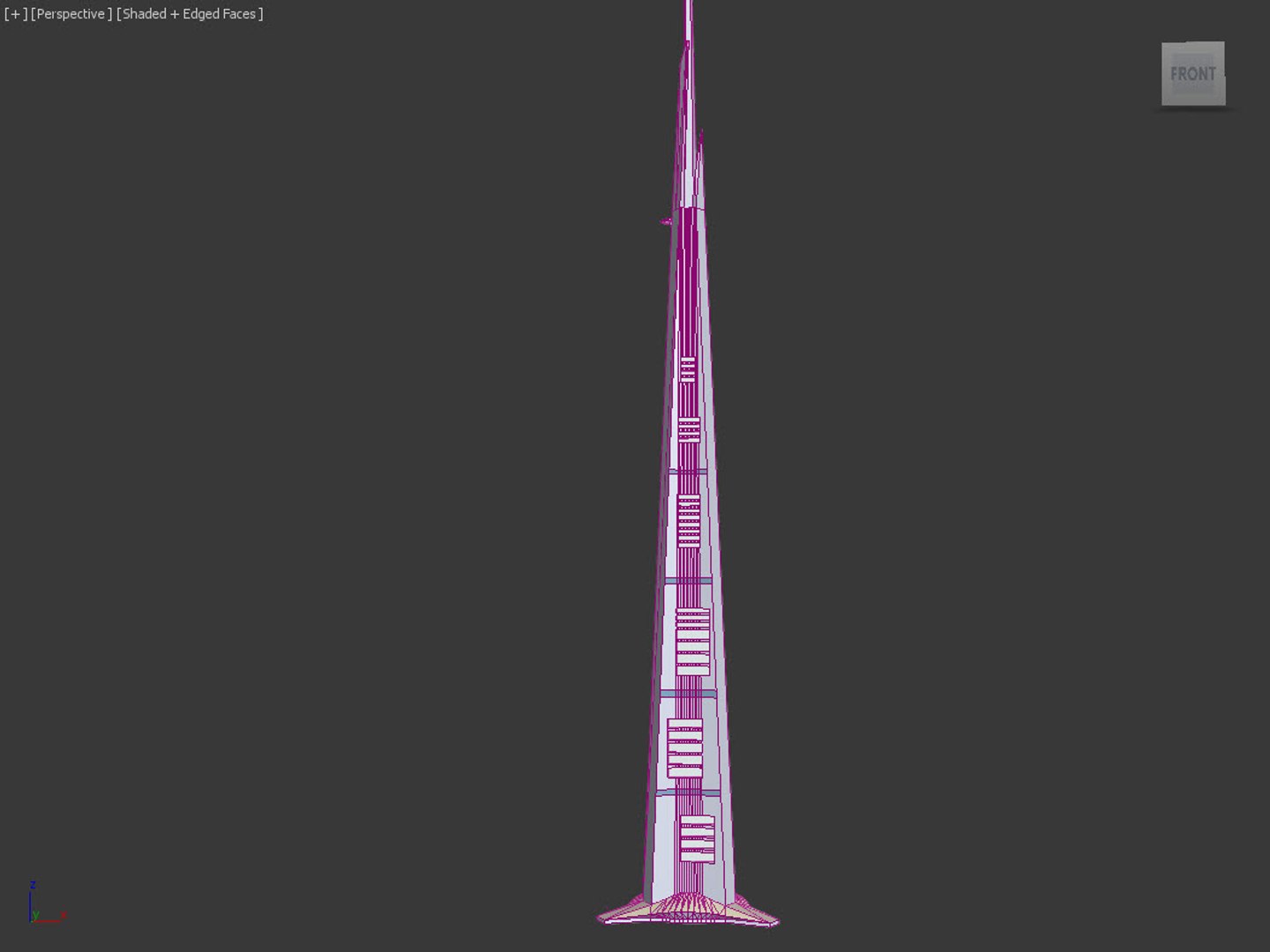 Kingdom Tower 3d Model