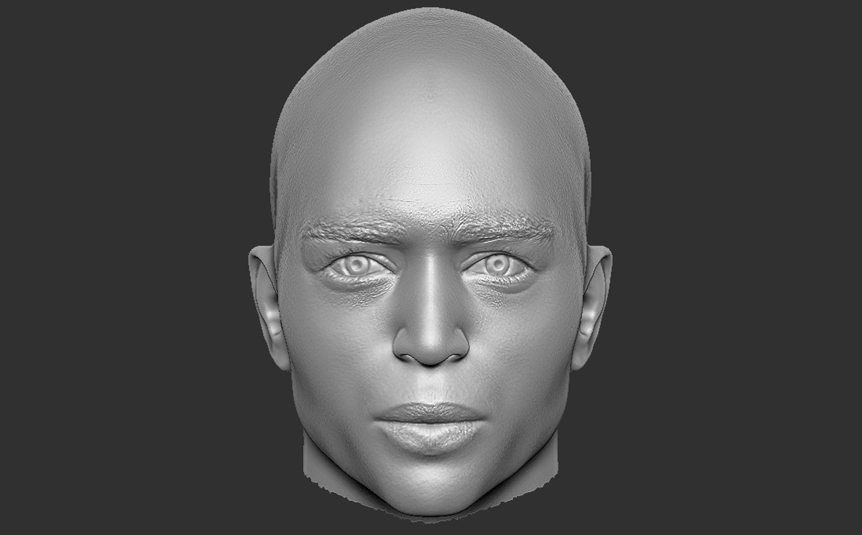 Head handsome black man 3D model - TurboSquid 1657550