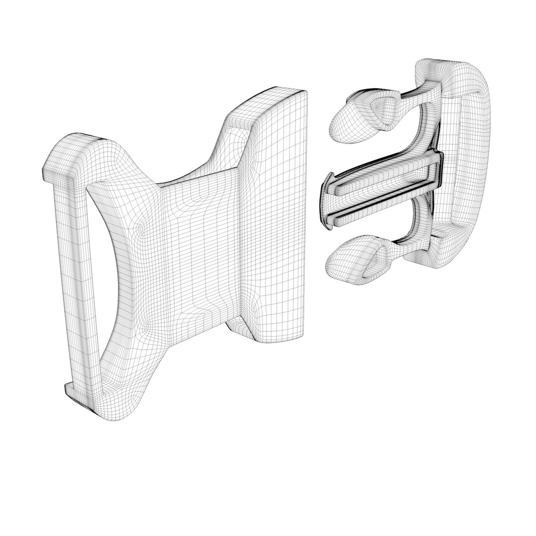 Buckle 3D Model - TurboSquid 1568944