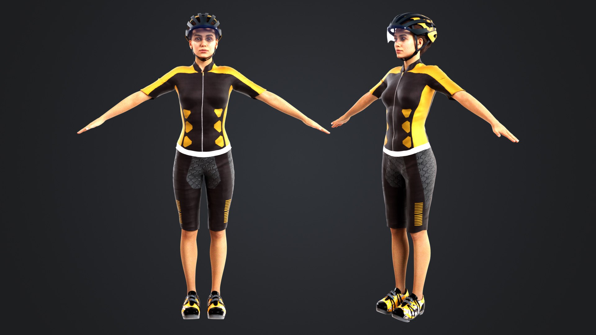 3D Bicycle Rider Model - TurboSquid 2290260