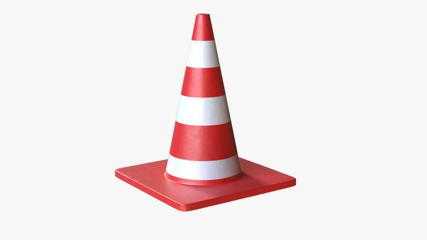 Red cone 3D model - TurboSquid 1531914
