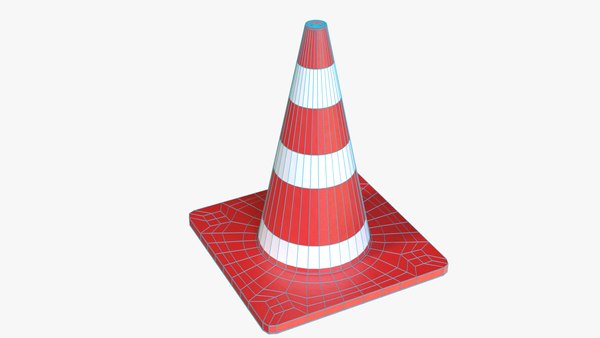 Red cone 3D model - TurboSquid 1531914