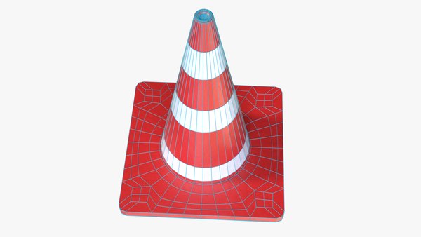 Red cone 3D model - TurboSquid 1531914