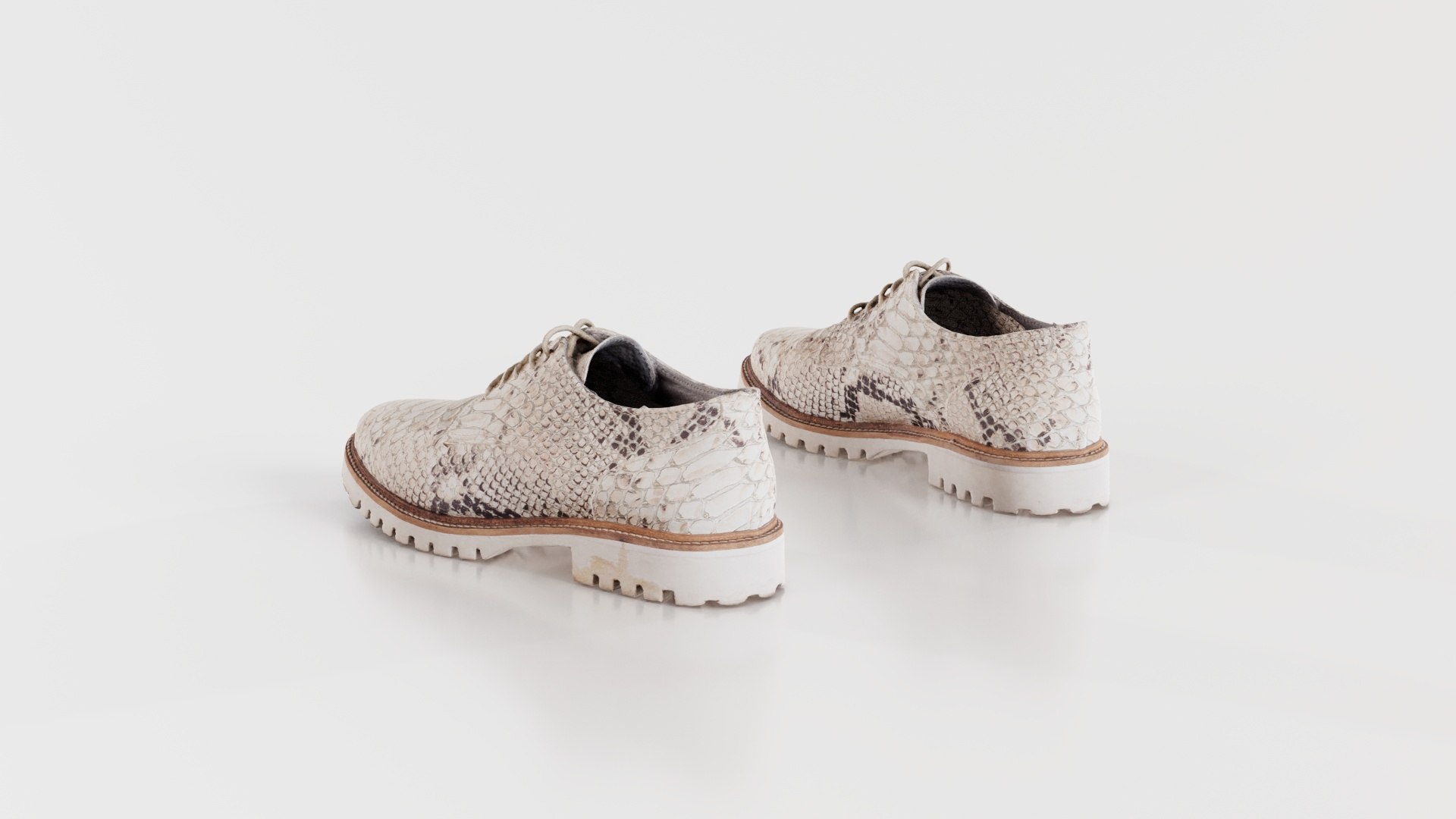 Snake Pattern Casual Sneaker Shoe Remastered 3D - TurboSquid 2361212