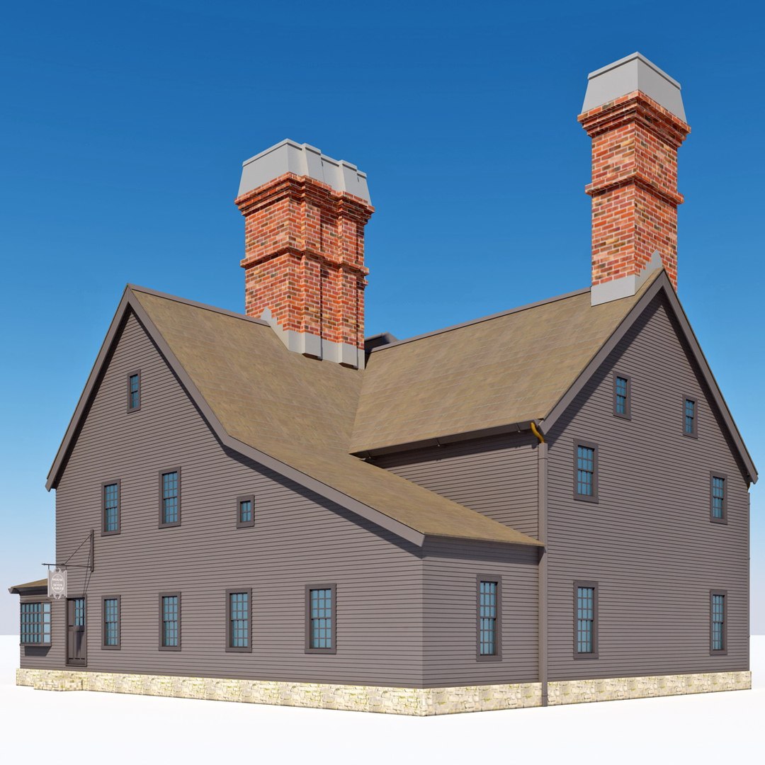 3d Gablefront House