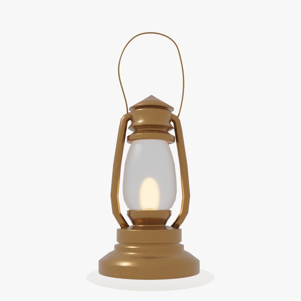 modelo 3d Old Gold Lamp - TurboSquid 1948397