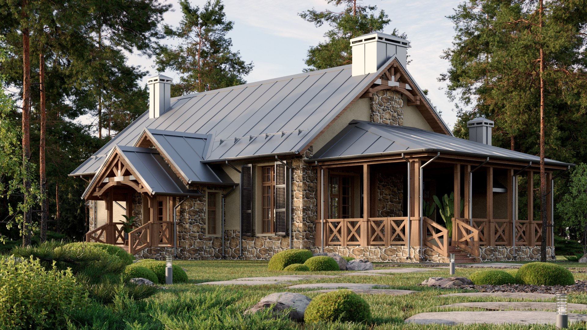 3D Model Countryside House - TurboSquid 2055565