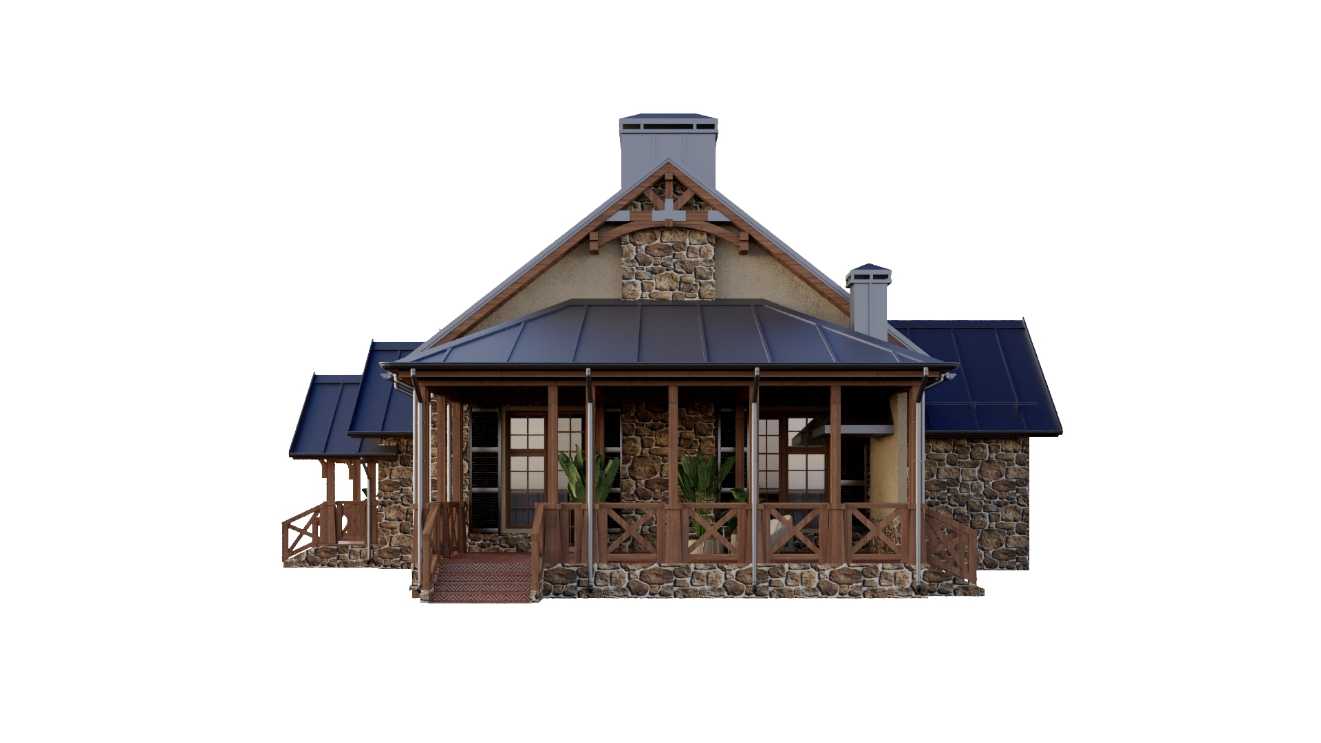 3D Model Countryside House - TurboSquid 2055565