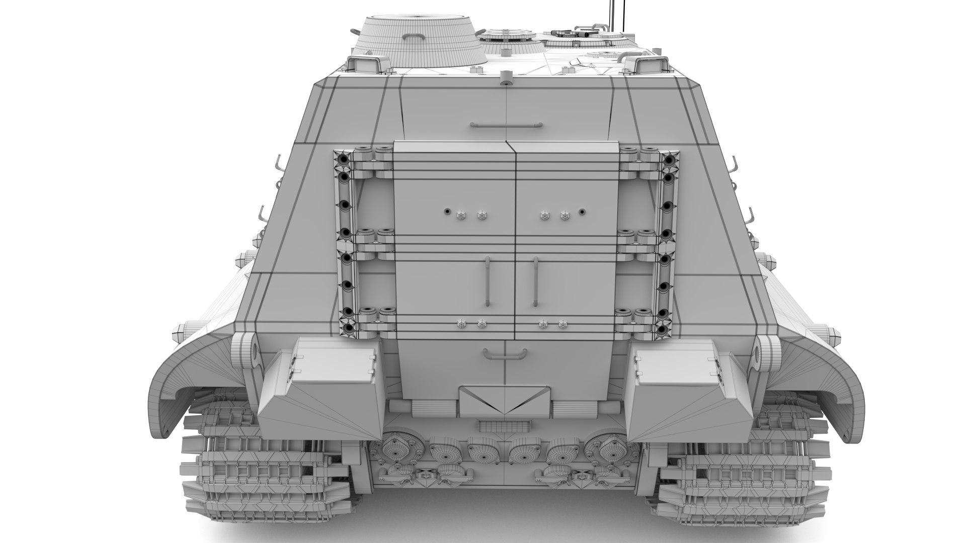 3D Siege Tank on E-100 model - TurboSquid 2072238
