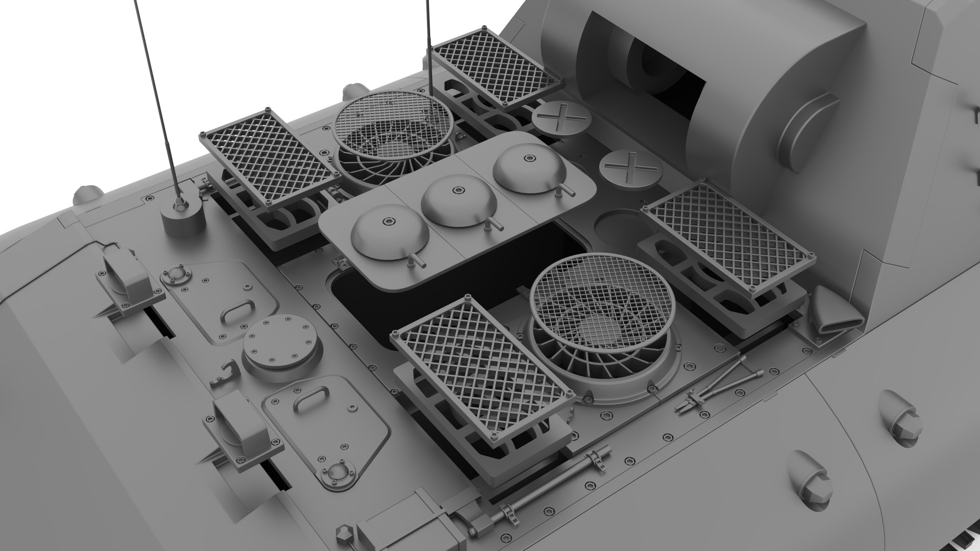 3D Siege Tank on E-100 model - TurboSquid 2072238