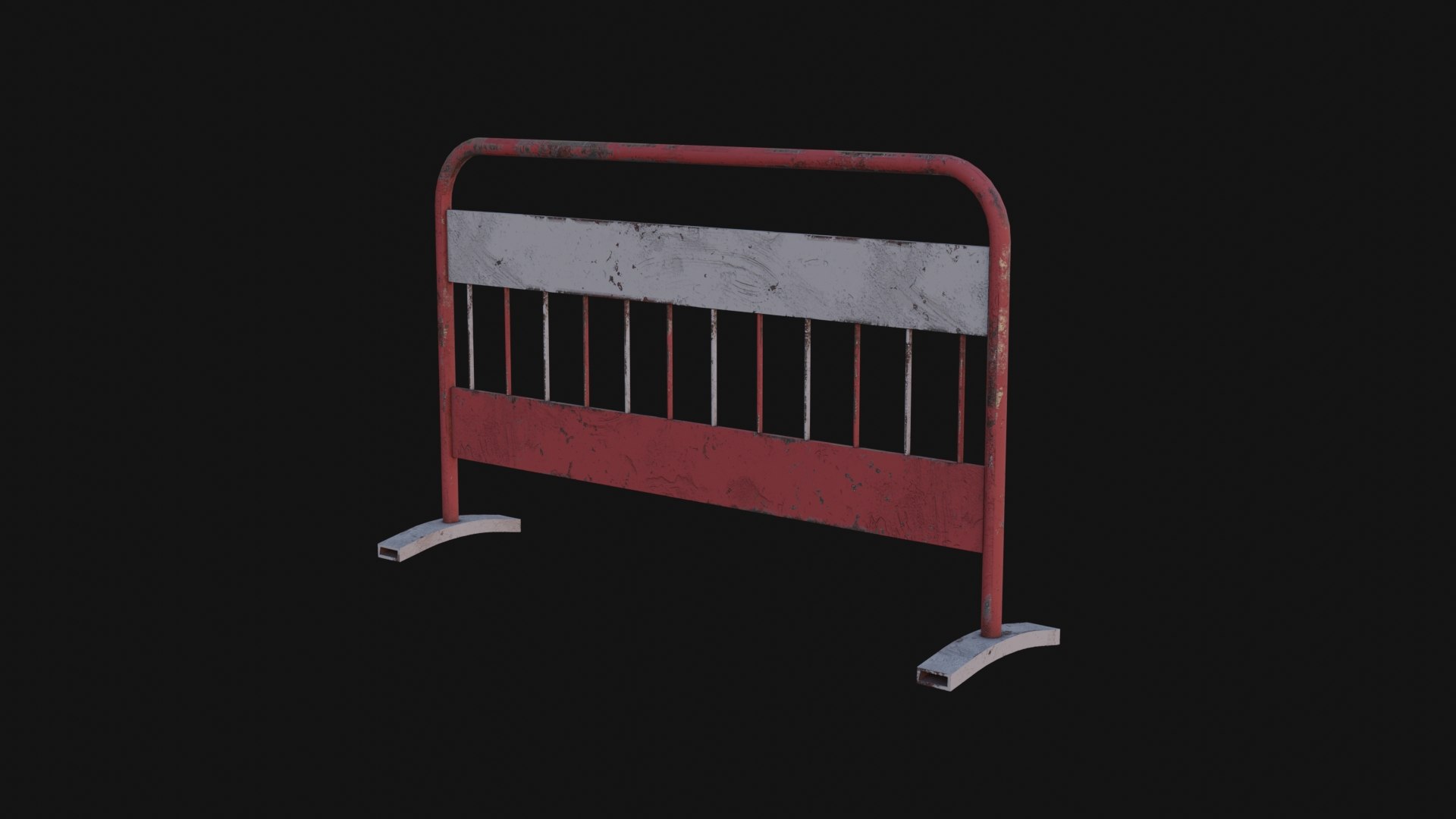 3D Traffic barrier model - TurboSquid 2177054