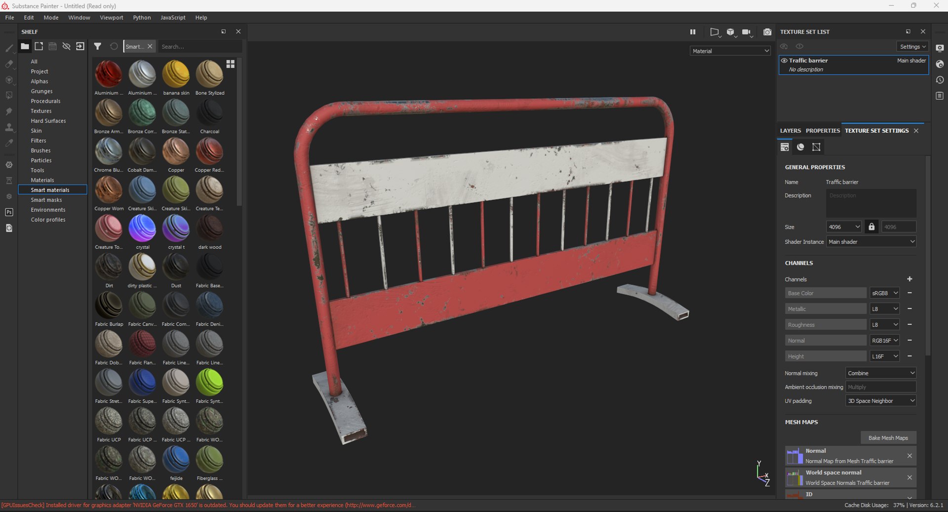 3D Traffic barrier model - TurboSquid 2177054