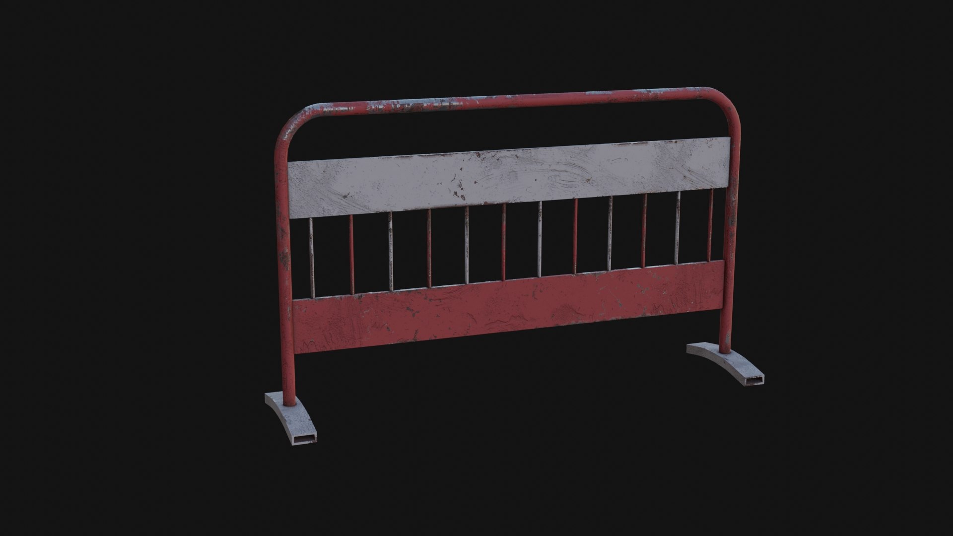 3D Traffic barrier model - TurboSquid 2177054