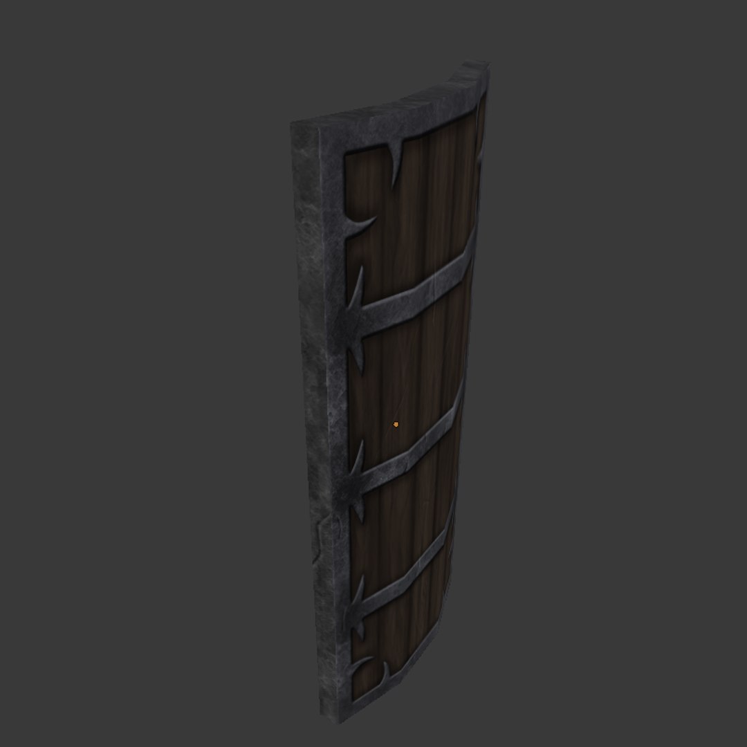 3dsmax tower shield