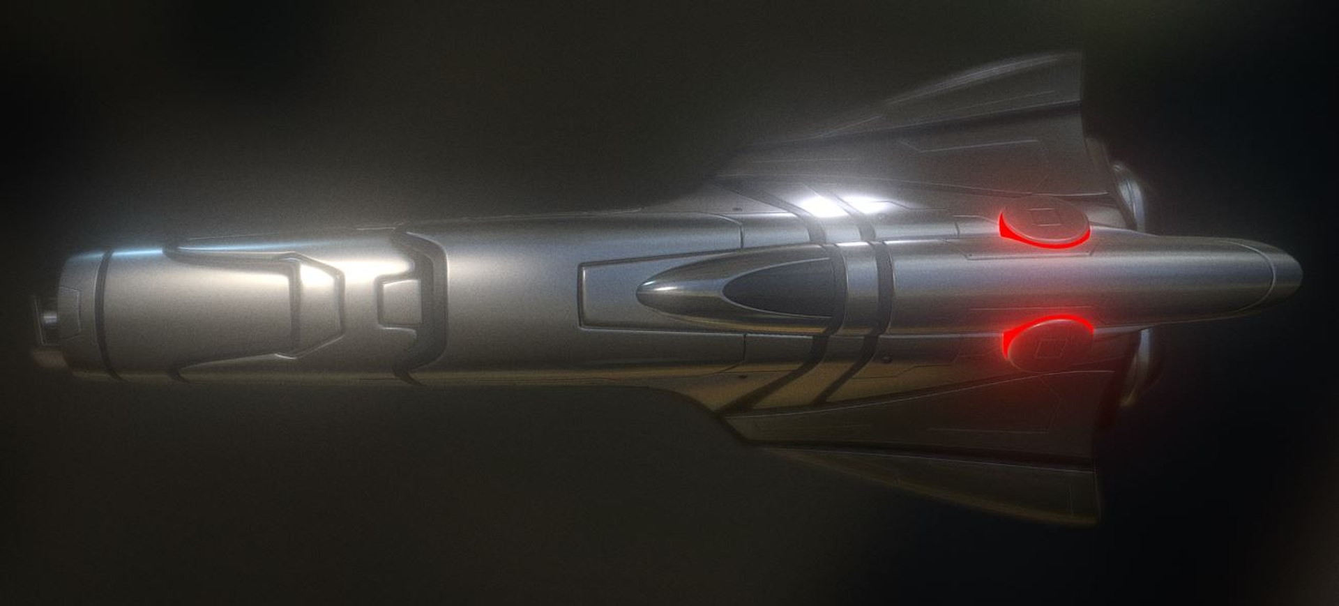 high-poly version spaceship - 3d obj