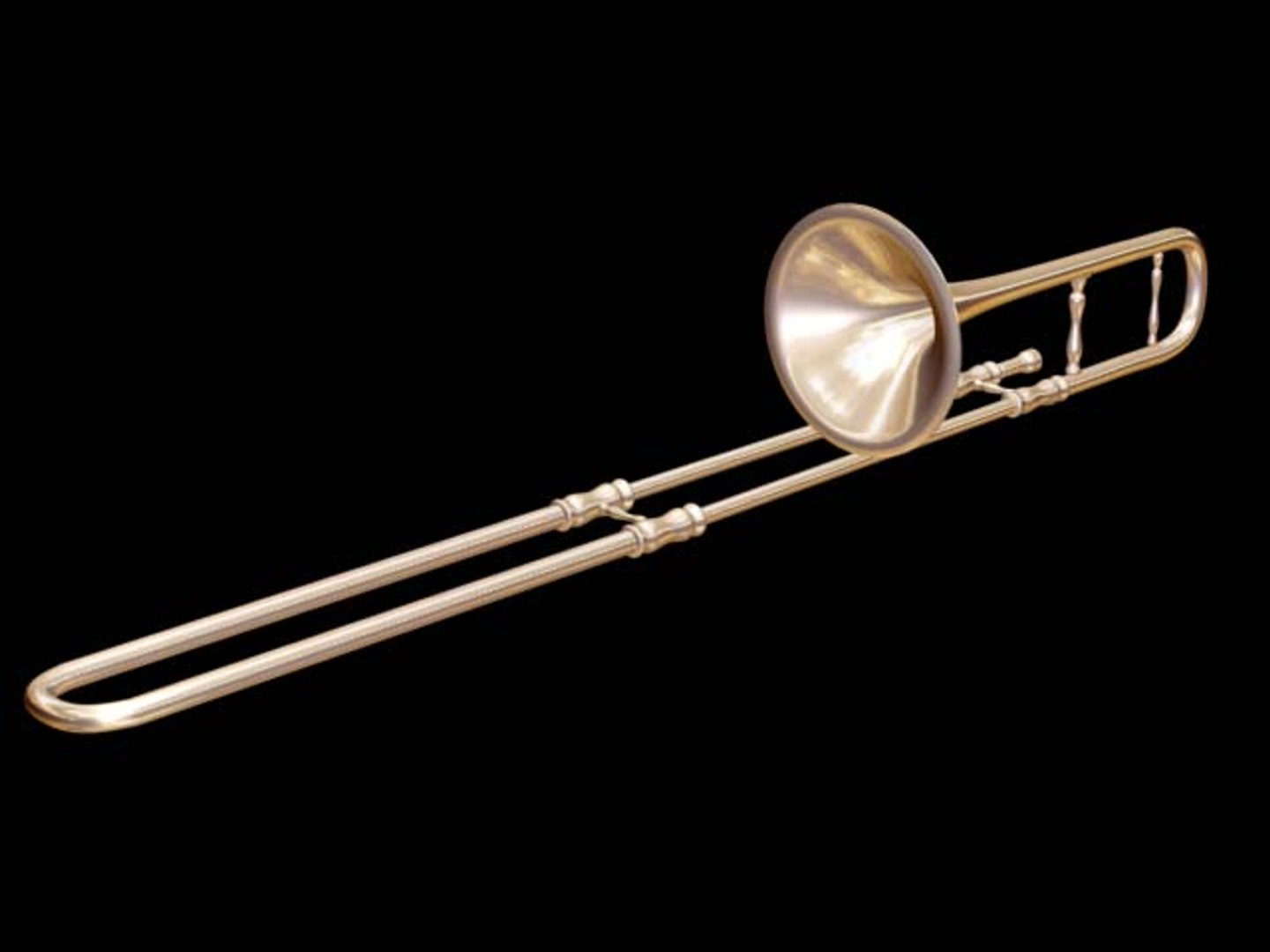 Classical Trombone 3d Model