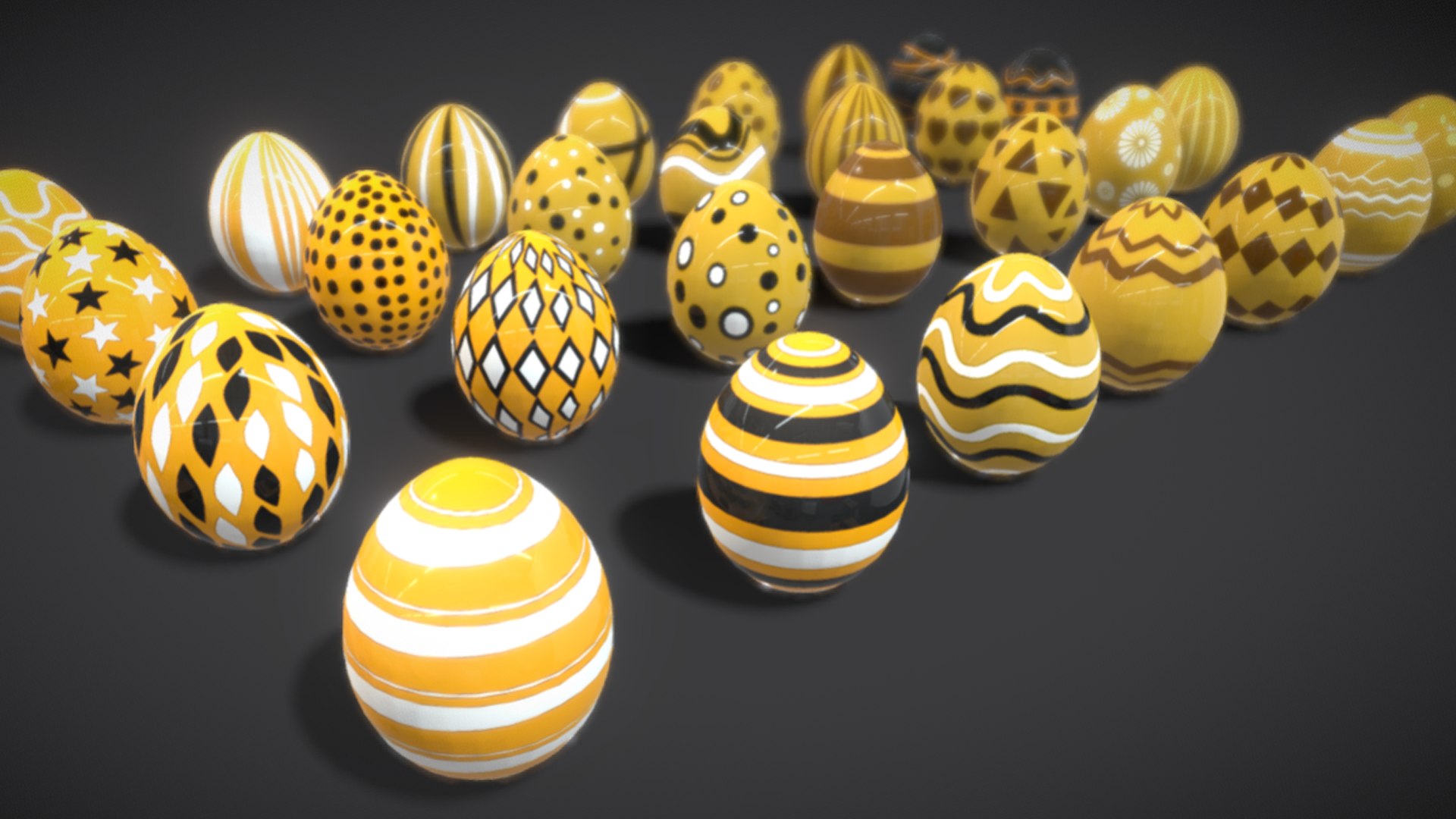 Collections Easter Eggs 6 3D Model - TurboSquid 2134024