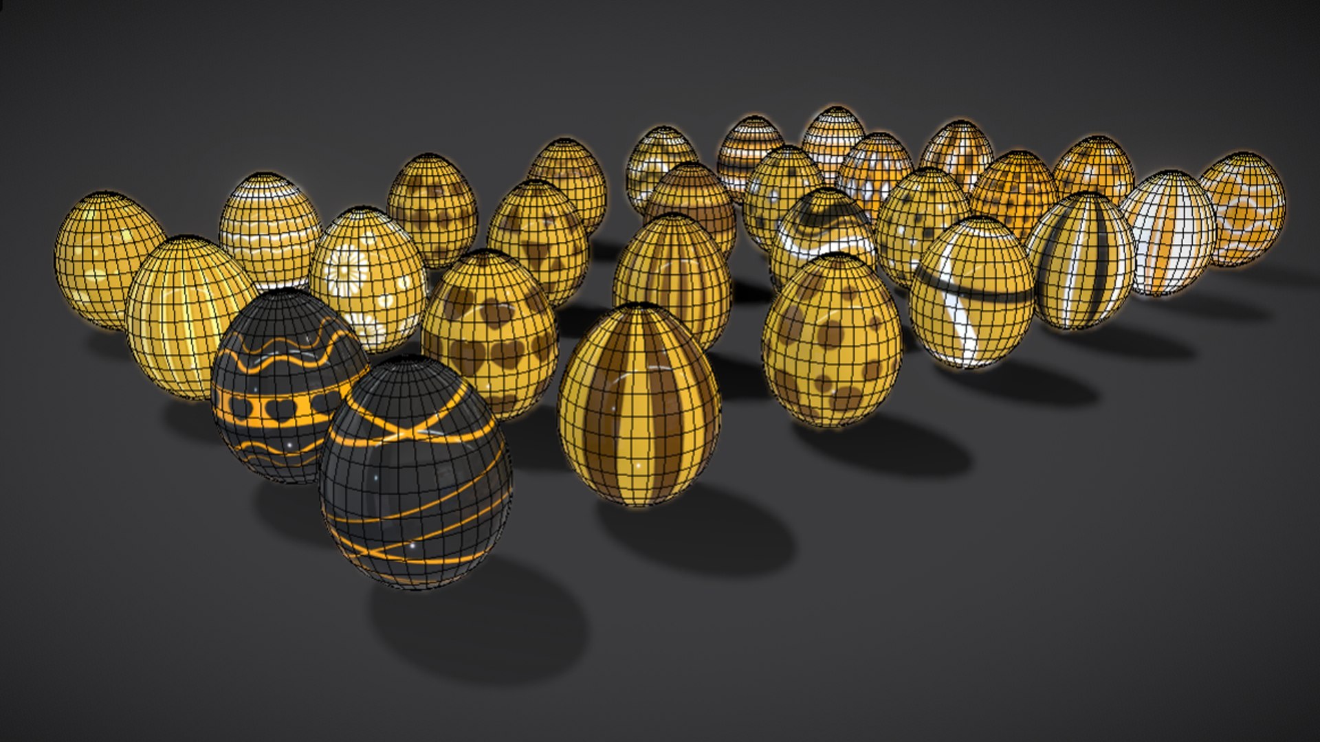 Collections Easter Eggs 6 3D Model - TurboSquid 2134024