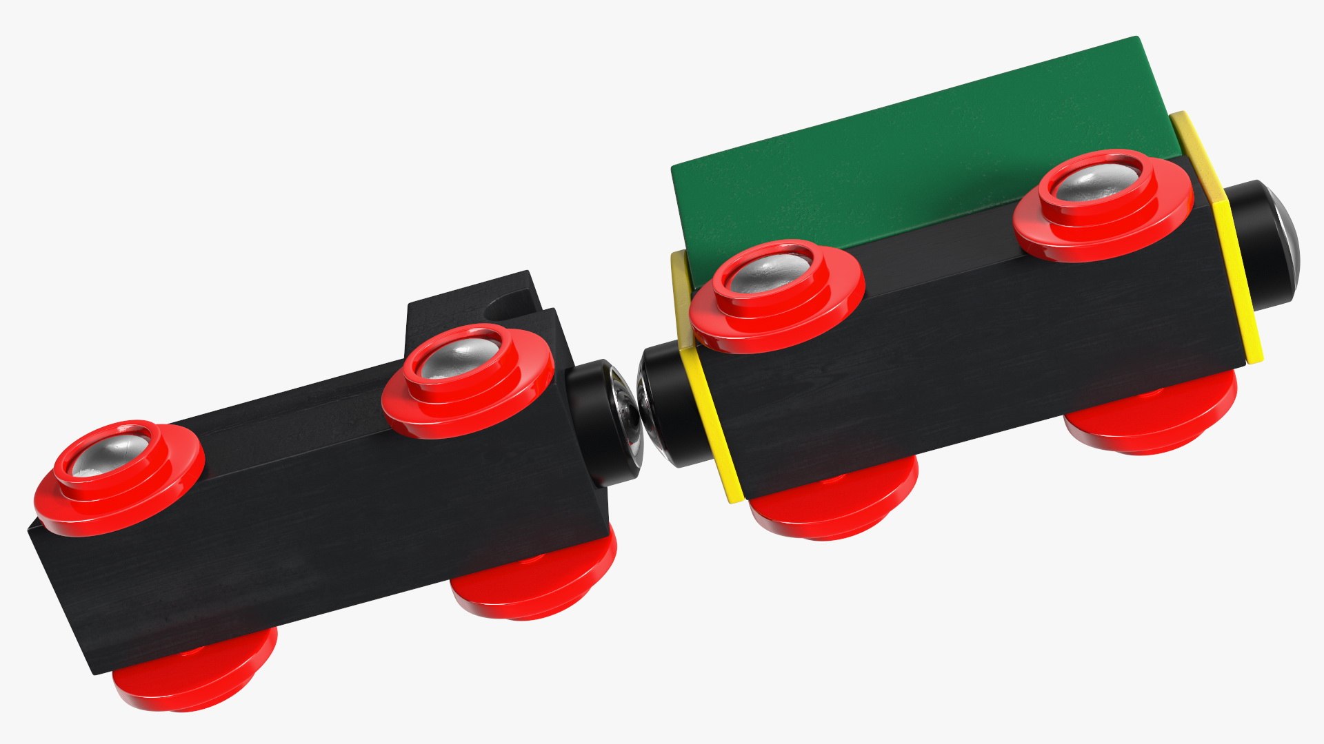 Wooden Toy Train 2 3D - TurboSquid 2222019