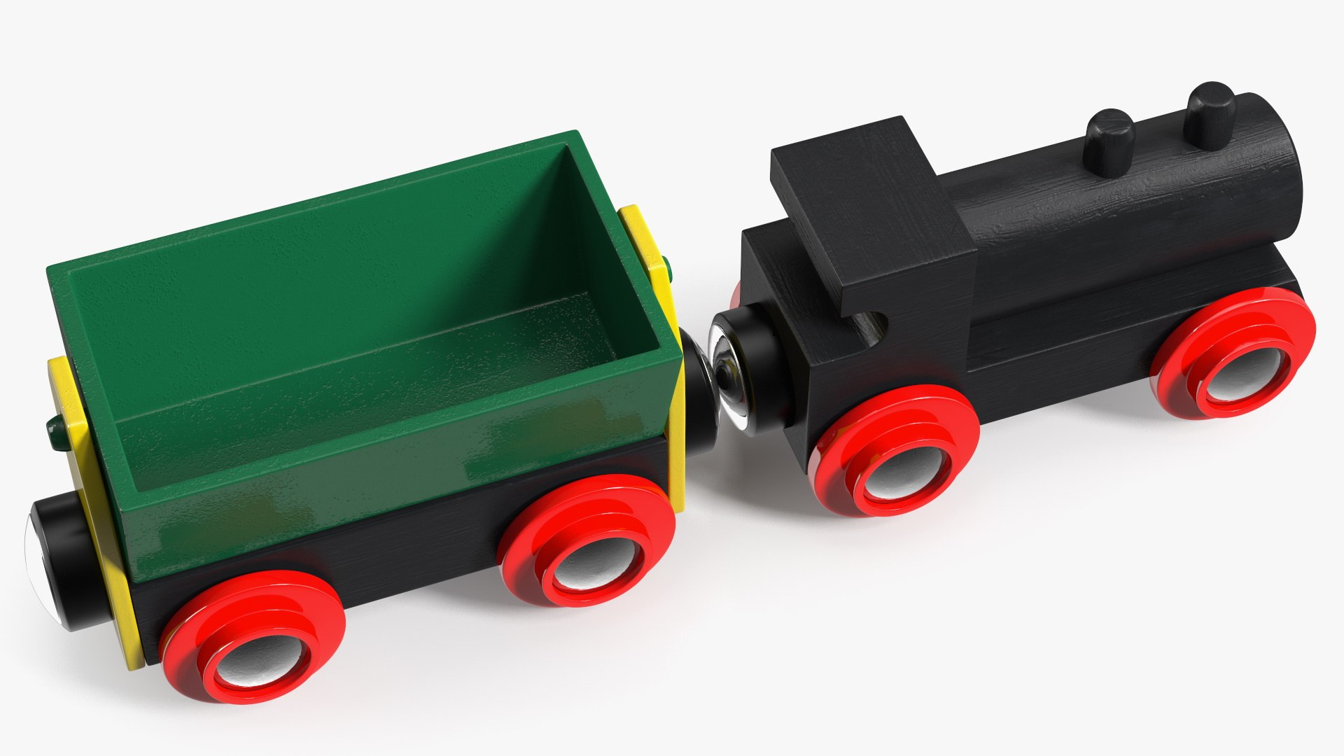 Wooden Toy Train 2 3D - TurboSquid 2222019